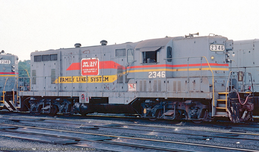 Seaboard System GP7 #2346 in the Tilford Yard Service Center